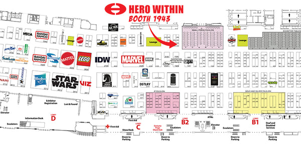 Where to find us at San Diego Comic-Con | Hero Within